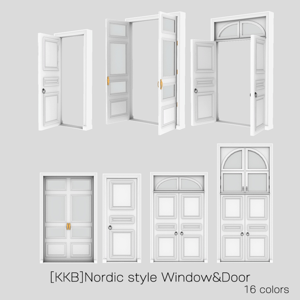 Nordic style Window&Door - The Sims 4 Build / Buy - CurseForge