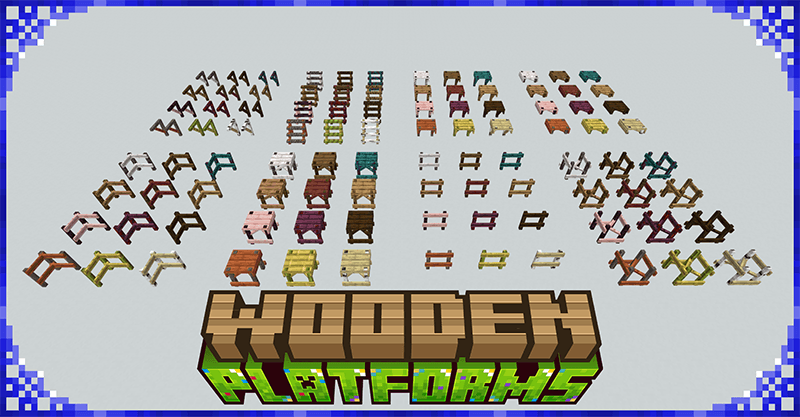 Wooden Platforms - Gallery - Minecraft Bedrock Addons - CurseForge