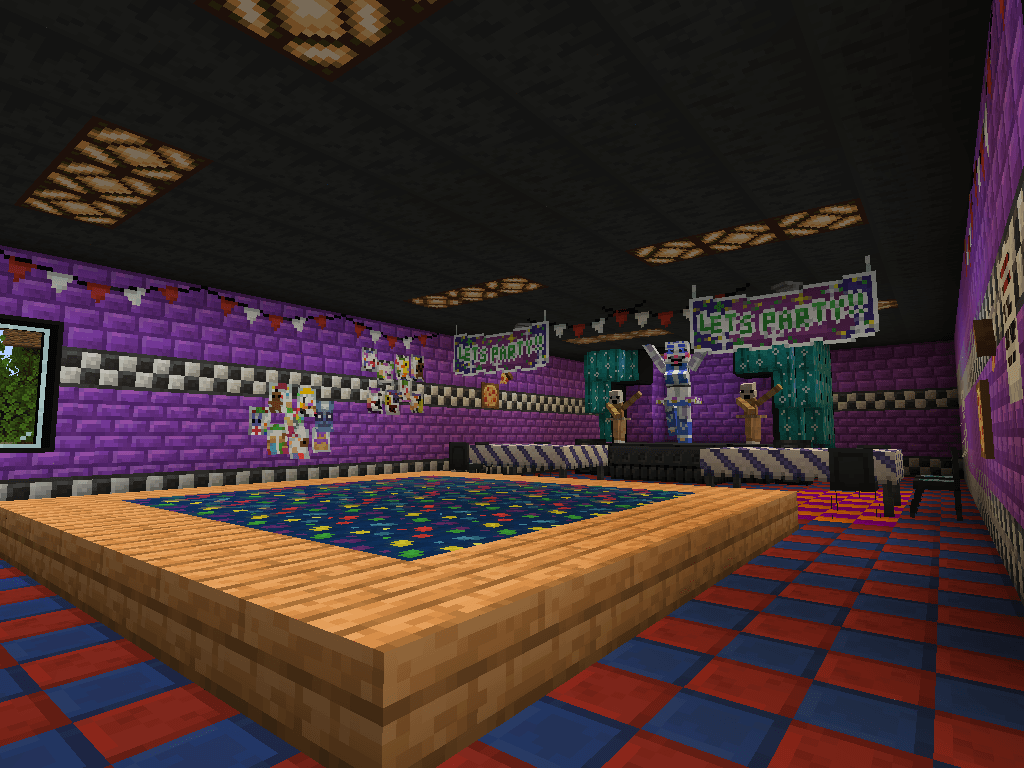 Fnaf Circus Baby's Pizza World MC map - Gallery - Minecraft Worlds - CurseForge