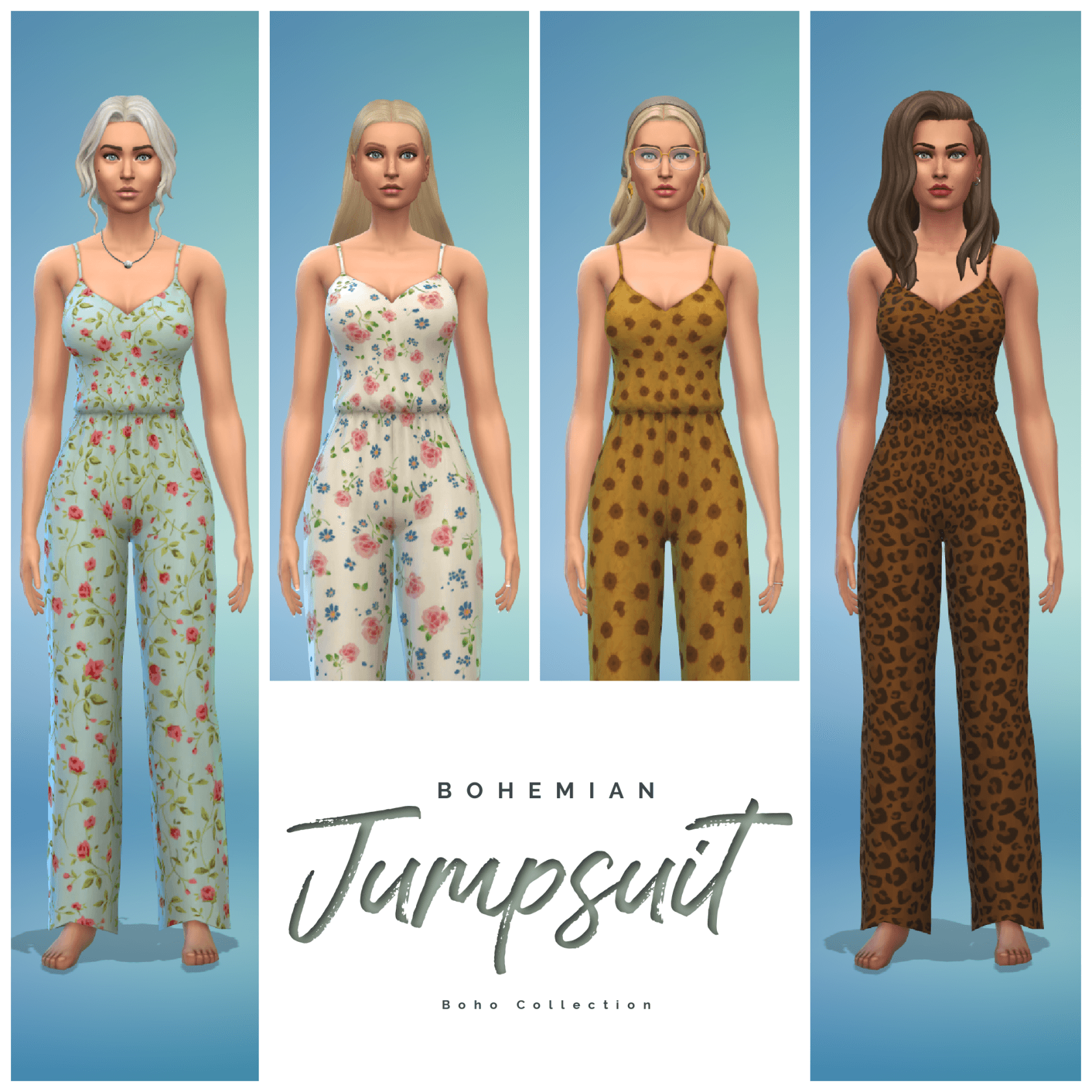 Boho Jumpsuit - The Sims 4 Create a Sim - CurseForge