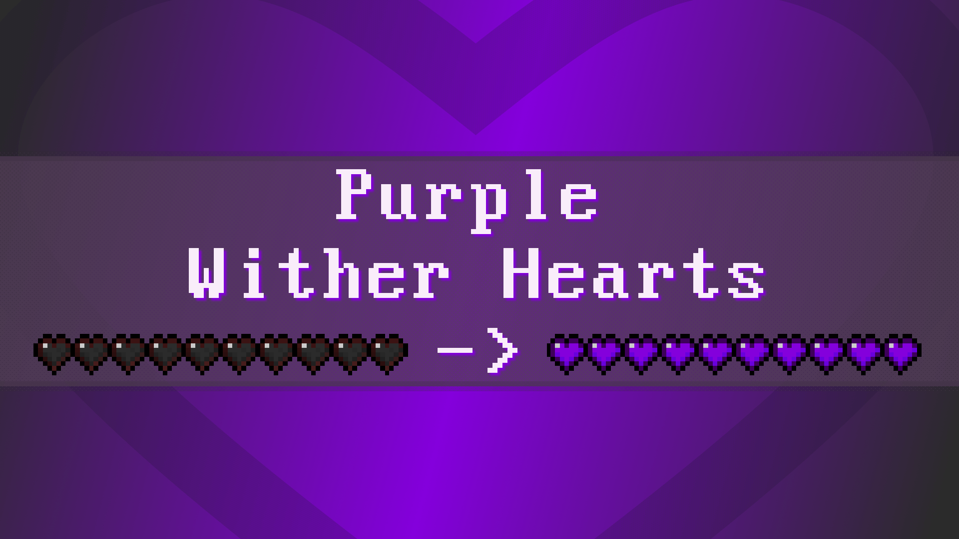 BlubWolf's Purple Wither Hearts 💜 - Minecraft Resource Packs - CurseForge