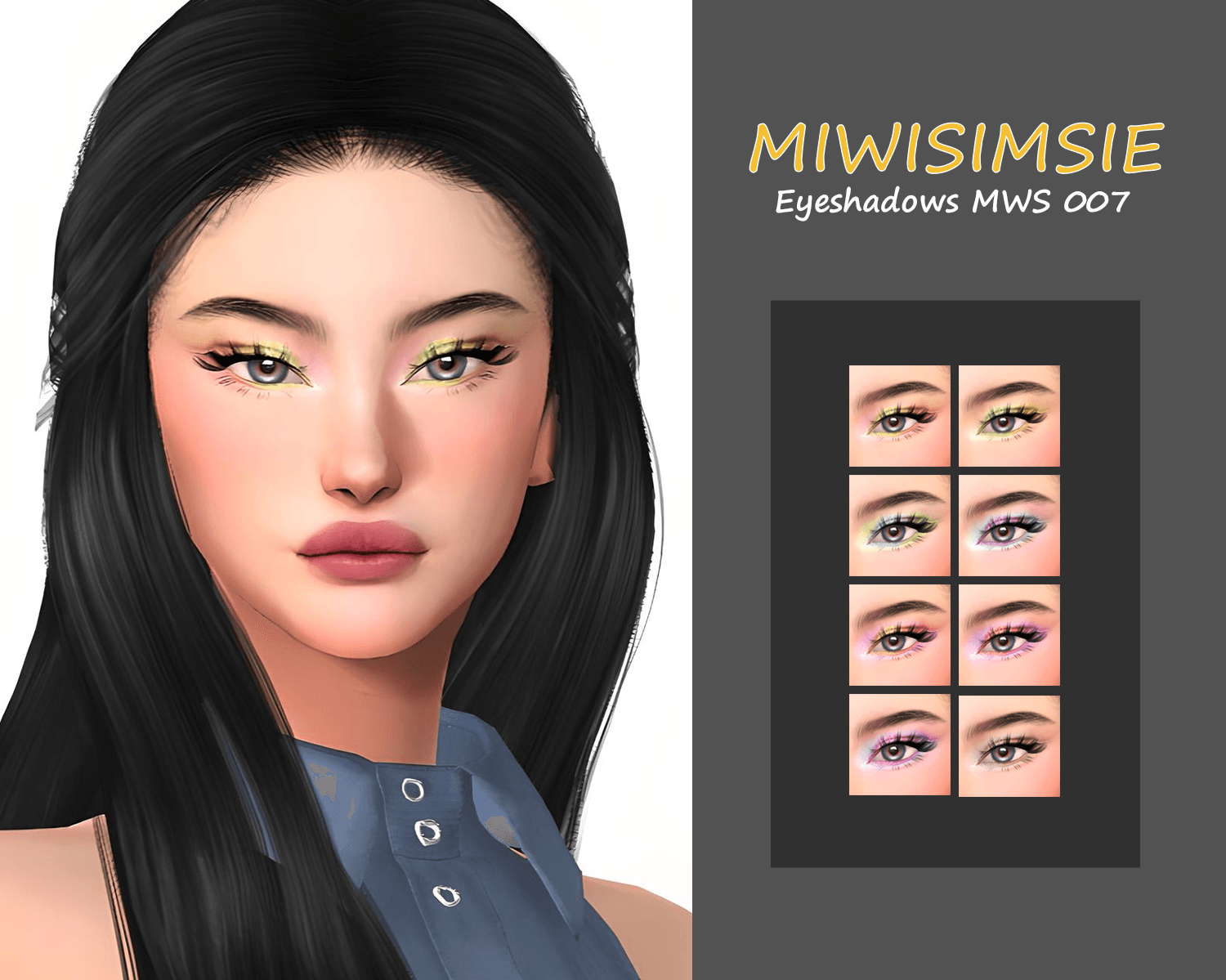 Eyeshadows MWS 007 - Gallery - The Sims 4 Create a Sim - CurseForge