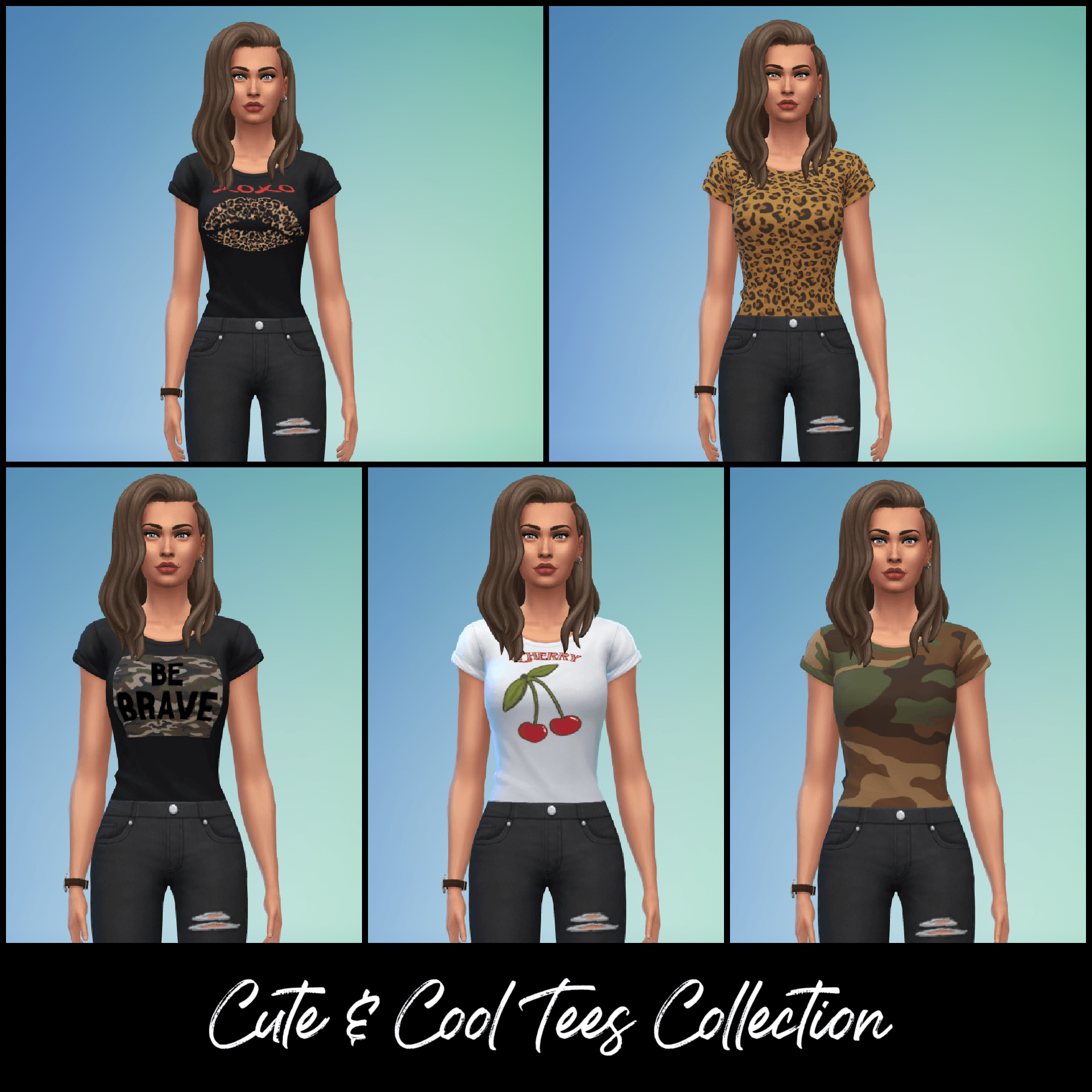 Cute & Cool Tees - "Must Have" - Collection - The Sims 4 Create a Sim ...