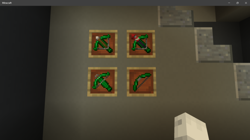 Emerald Bow And Crossbow - Gallery - Minecraft Bedrock Texture Packs - CurseForge