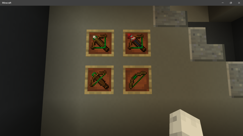 Emerald Bow And Crossbow - Gallery - Minecraft Bedrock Texture Packs ...