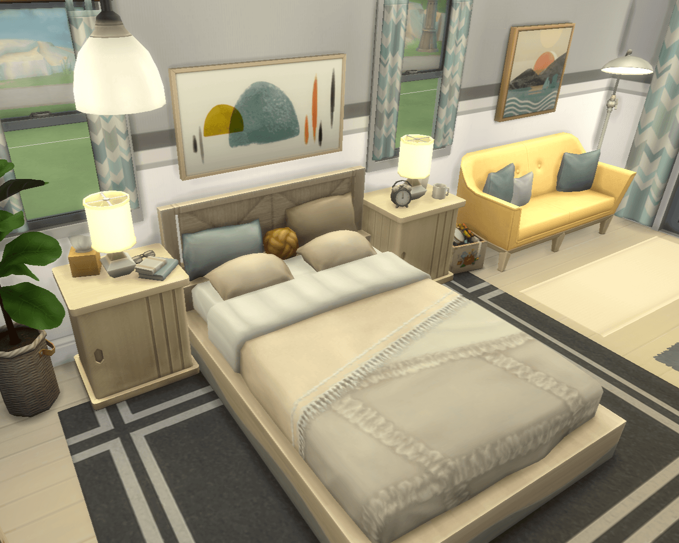 Calming Neutral Bedroom - Gallery - The Sims 4 Rooms / Lots - CurseForge
