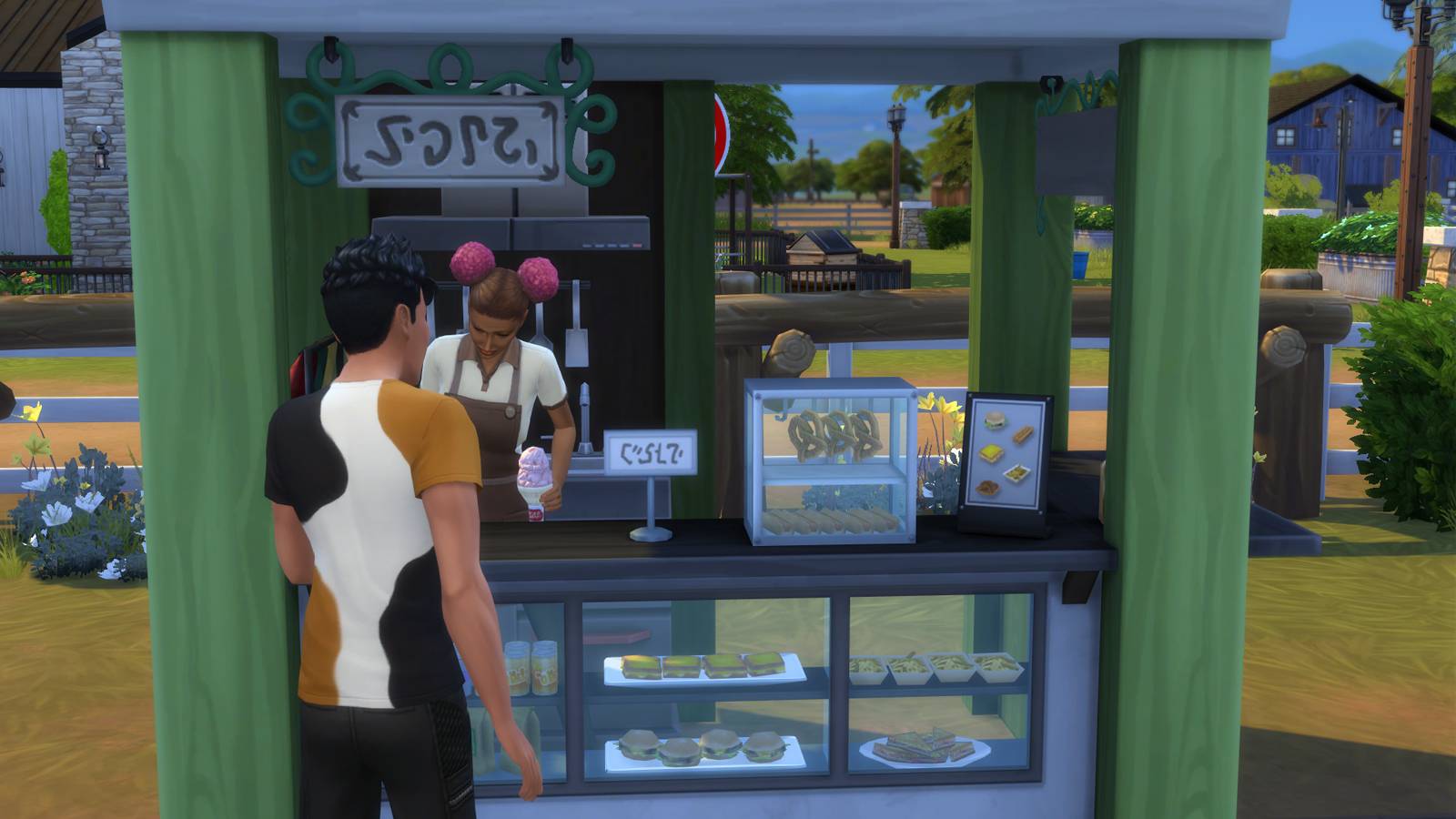 Real Ice Cream at Seasons Market Stalls - Snowy Escape / High School ...