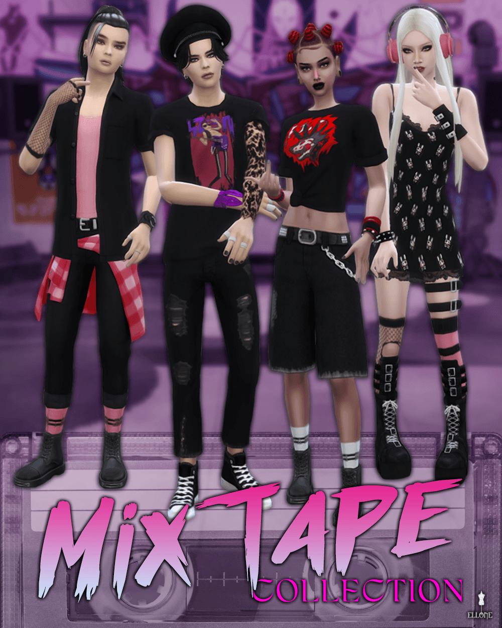 Iggy Bandana (Mix Tape Collection) - Gallery - The Sims 4 Create a Sim ...