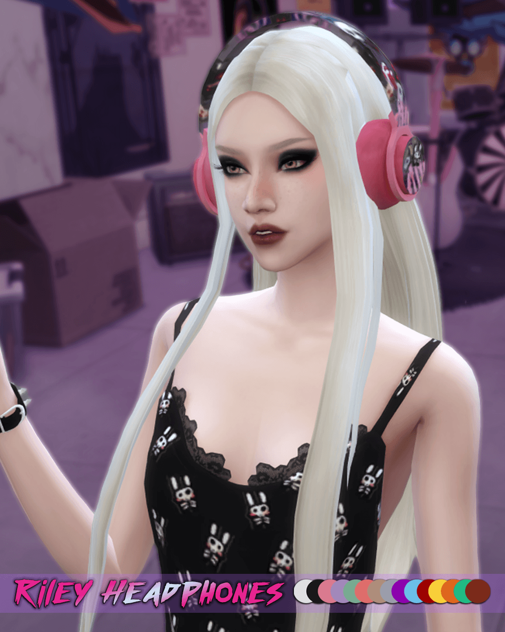 Riley Headphones (Mix Tape Collection) - The Sims 4 Create a Sim ...