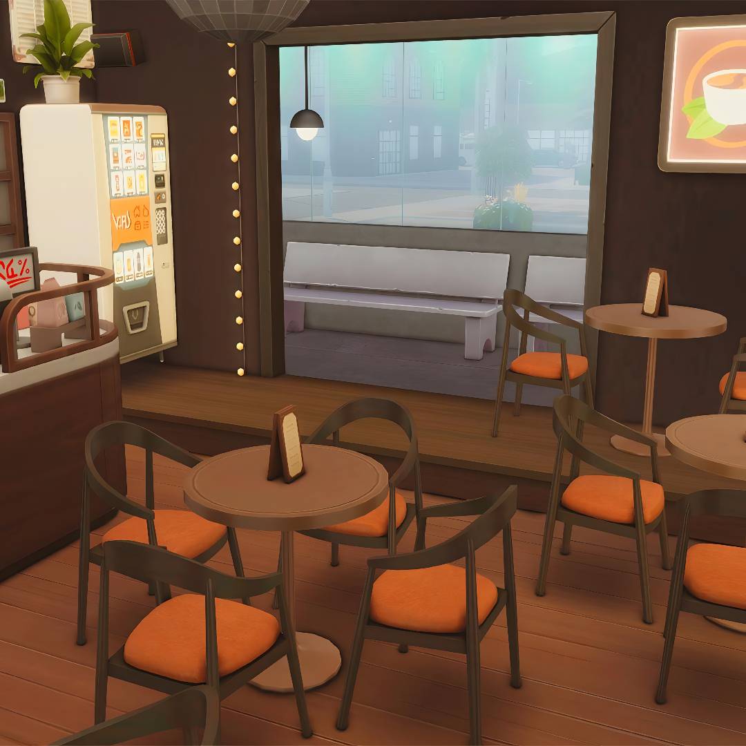 Student Cafe - Small Business - Gallery - The Sims 4 Rooms / Lots ...