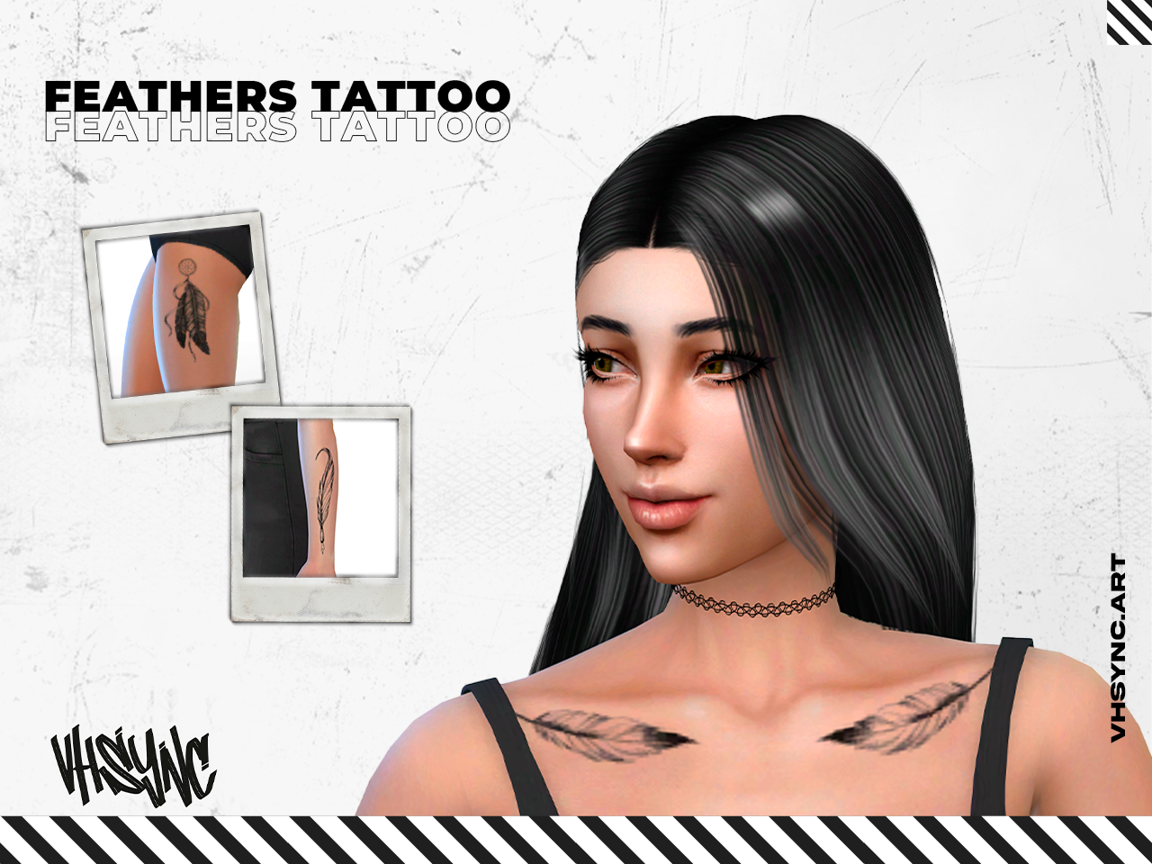 [VHSync] Feathers Tattoo - The Sims 4 Create a Sim - CurseForge