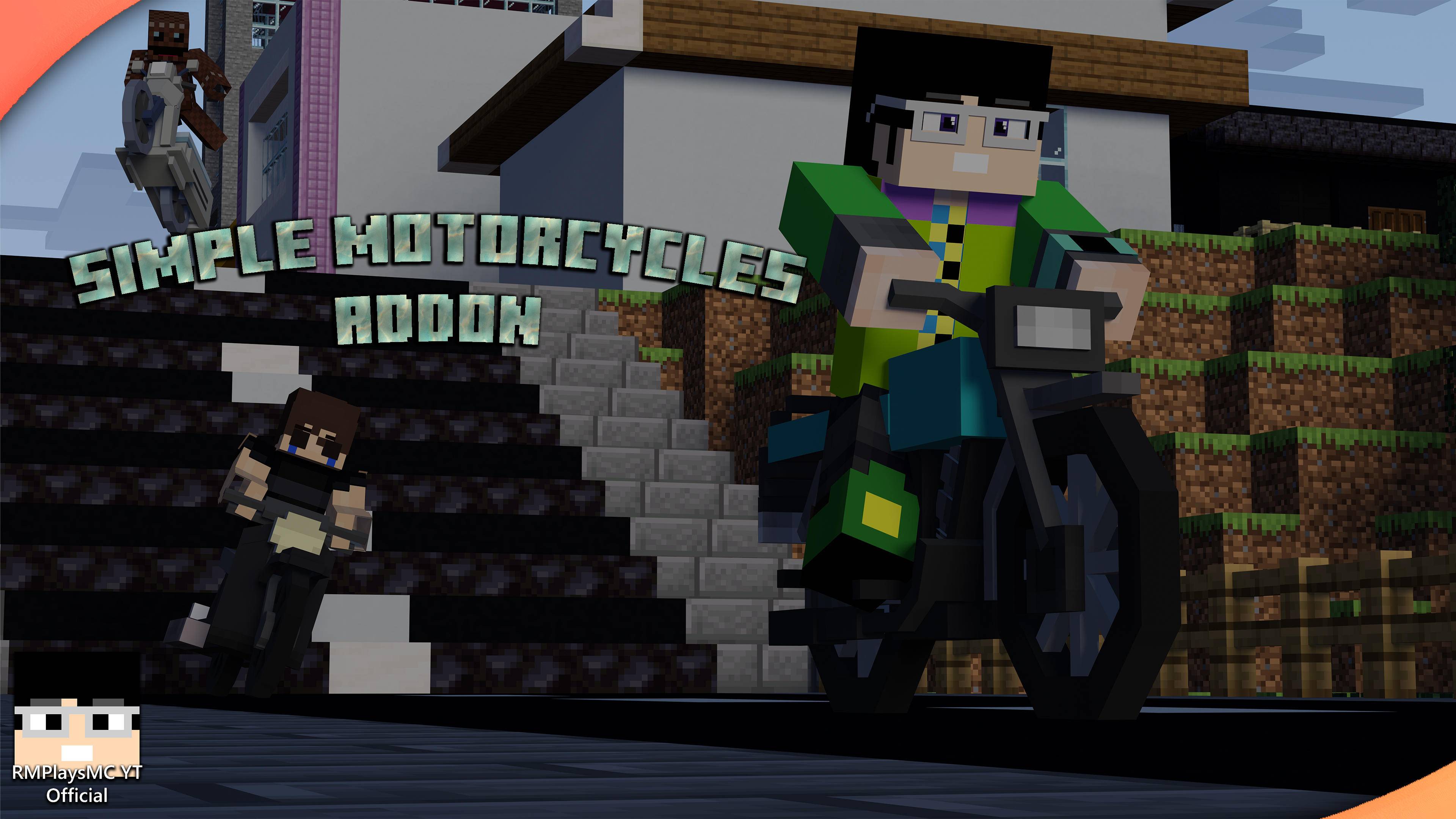 Simple Motorcycles Addon | Minecraft PE Addons