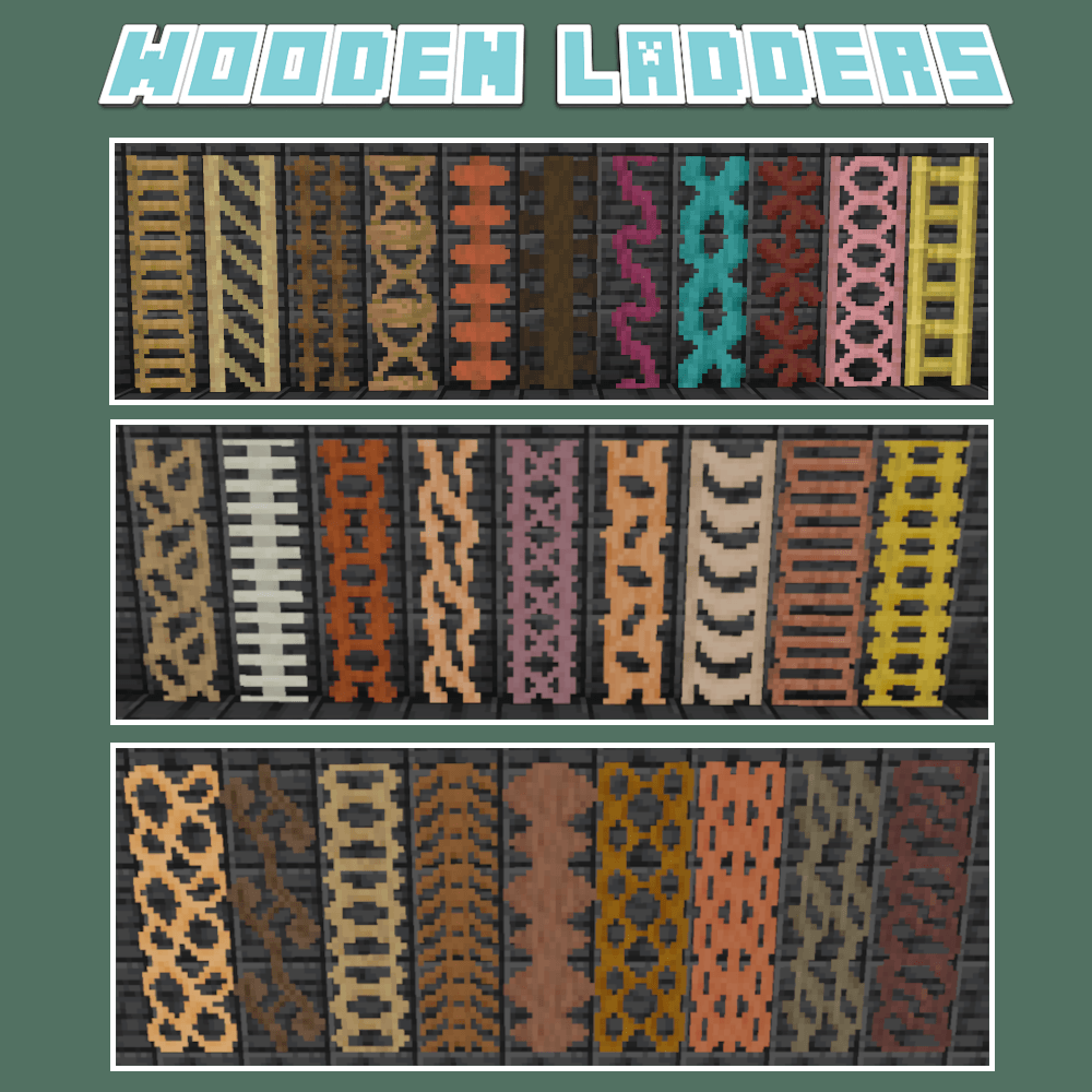 Aesthetic Ladders - Gallery - Minecraft Mods - CurseForge