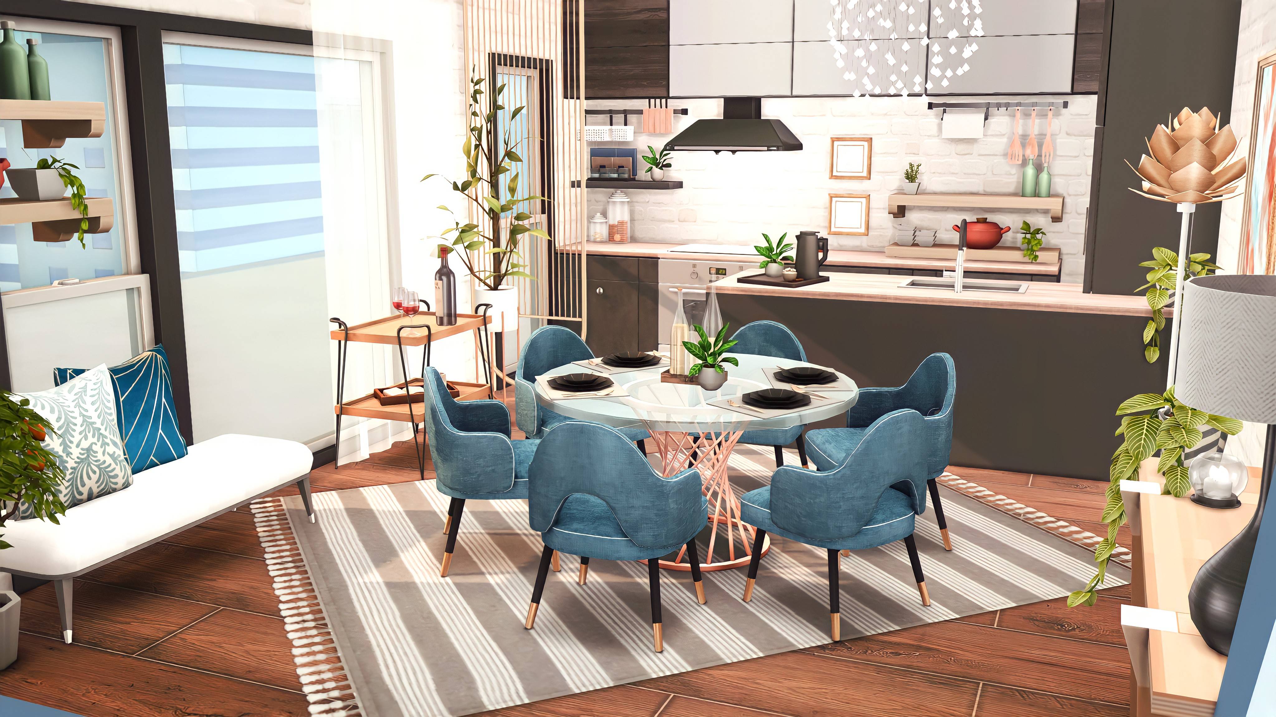 Dise Dining And Kitchen Room - Gallery - The Sims 4 Rooms / Lots ...