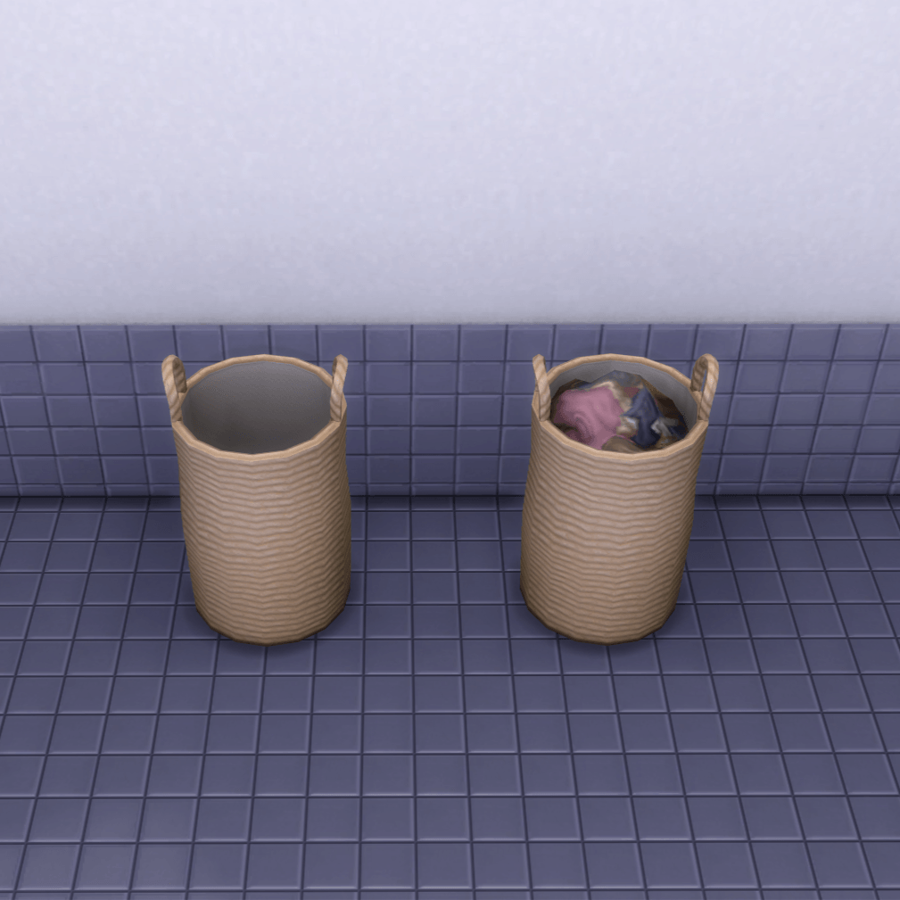 Functional Wicker Upper Hamper - Gallery - The Sims 4 Build / Buy ...