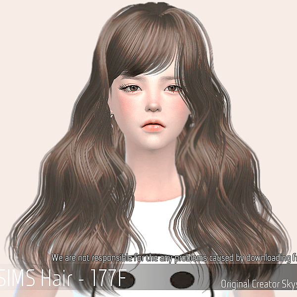 Korean Hairstyle 177F - Gallery - The Sims 4 Create a Sim - CurseForge