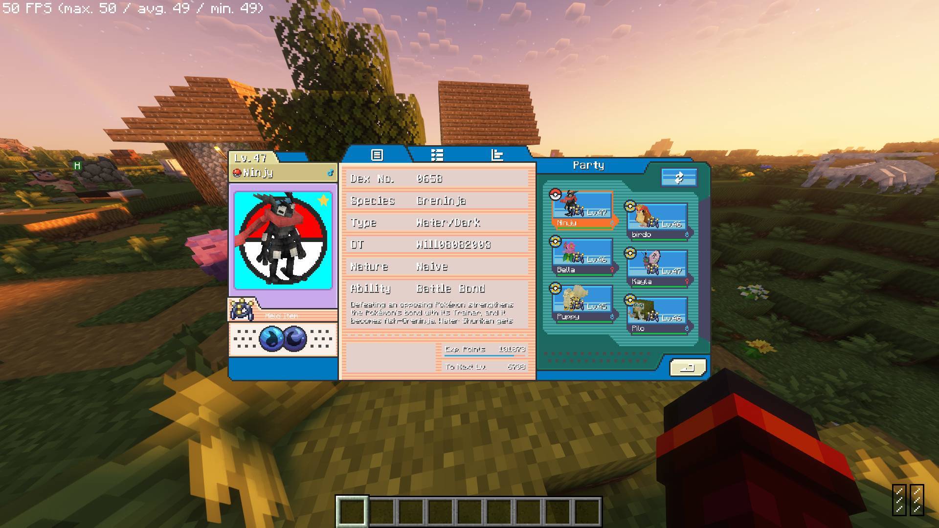 Pokemon Fire Red and Leaf Green interface for cobblemon. - Gallery - Minecraft Resource Packs ...