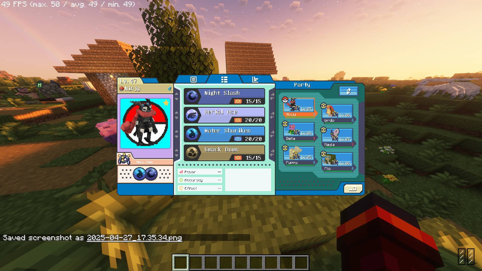 Pokemon Fire Red and Leaf Green interface for cobblemon. - Gallery - Minecraft Resource Packs ...