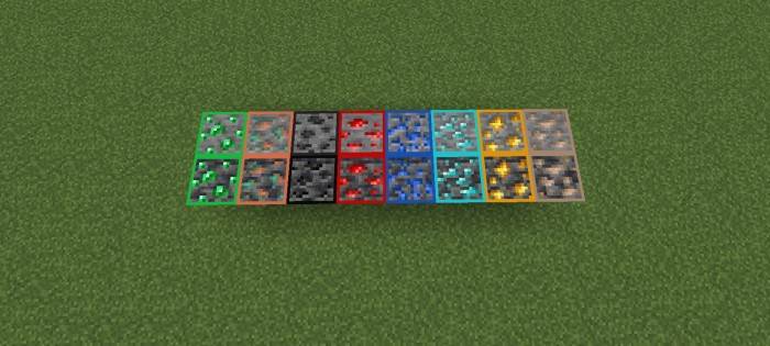 Highlighted Ores - Gallery - Minecraft Bedrock Texture Packs - CurseForge