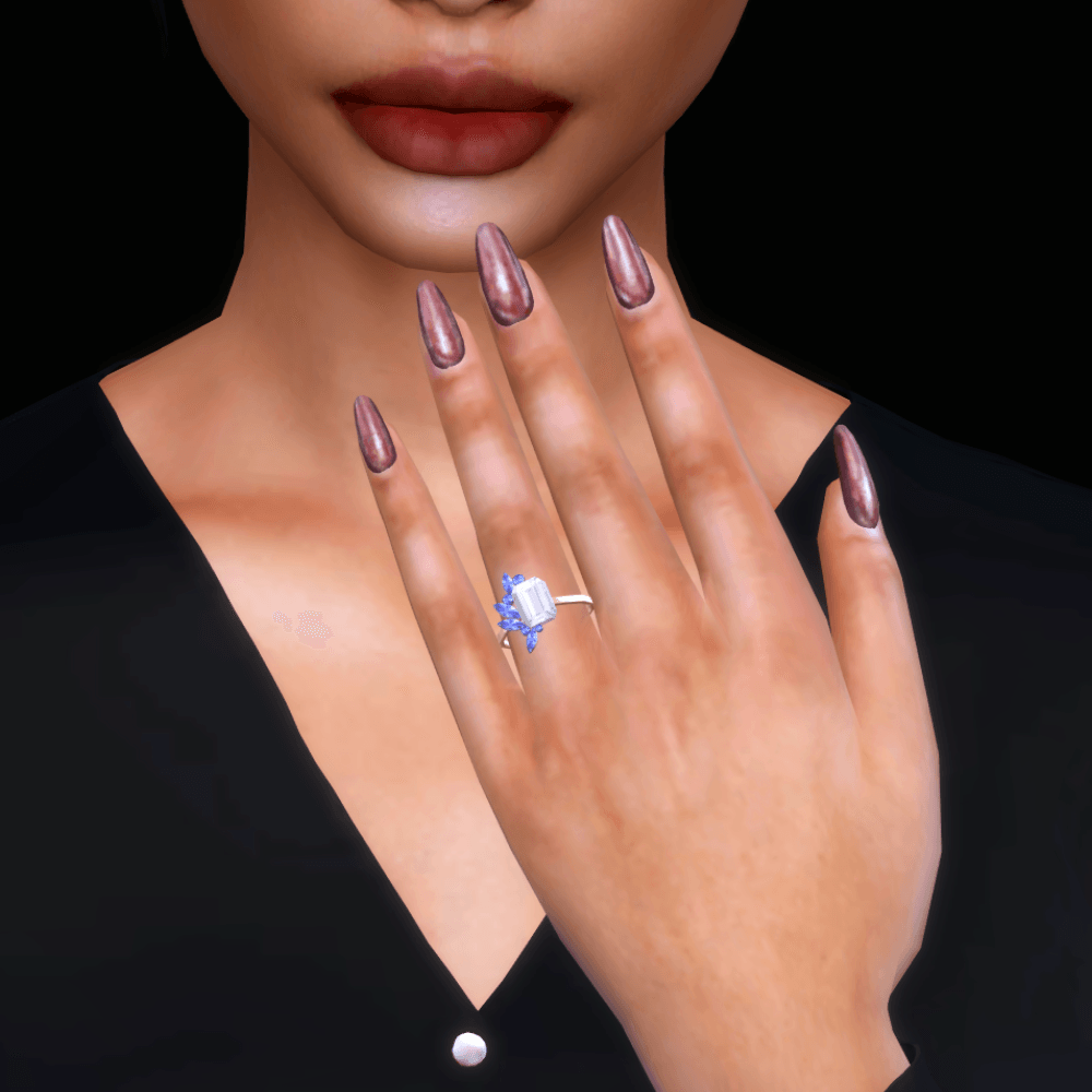 Sapphire Engagement Ring - Gallery - The Sims 4 Create a Sim - CurseForge