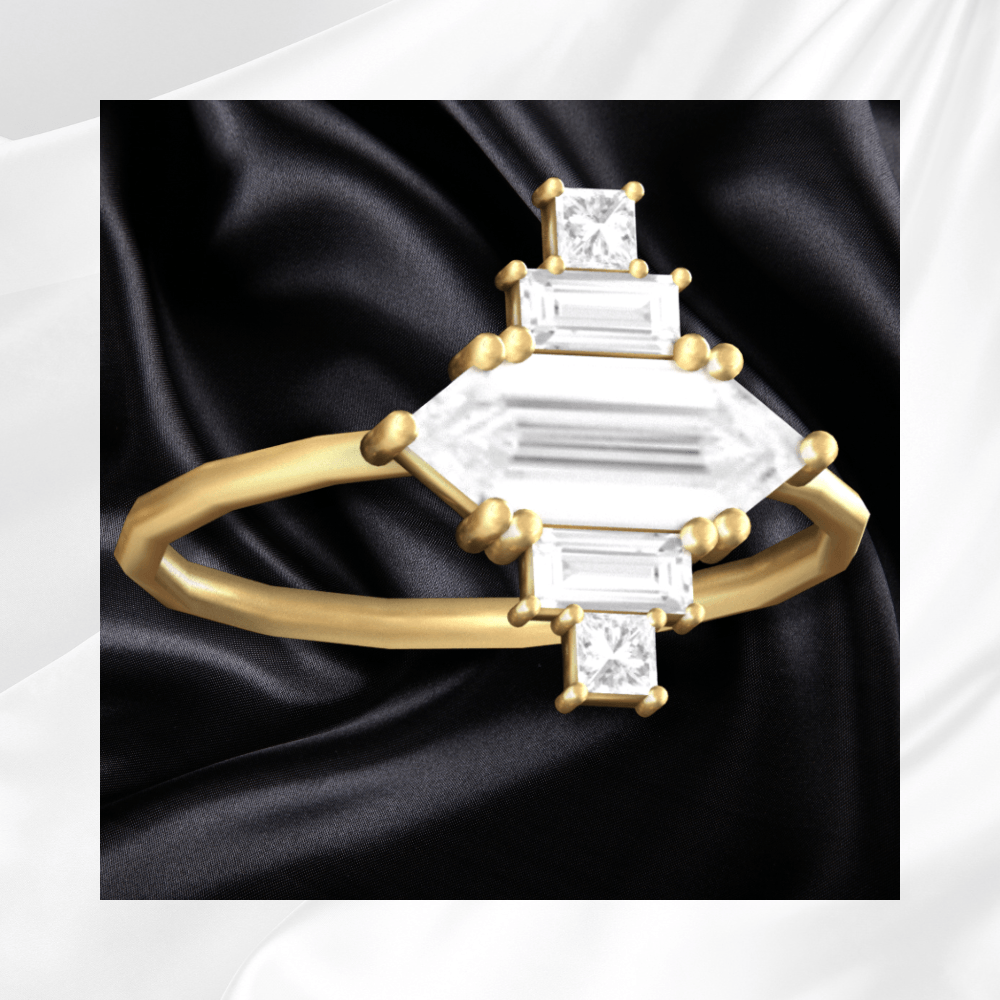Art Deco Diamond Engagement Ring - Gallery - The Sims 4 Create a Sim ...