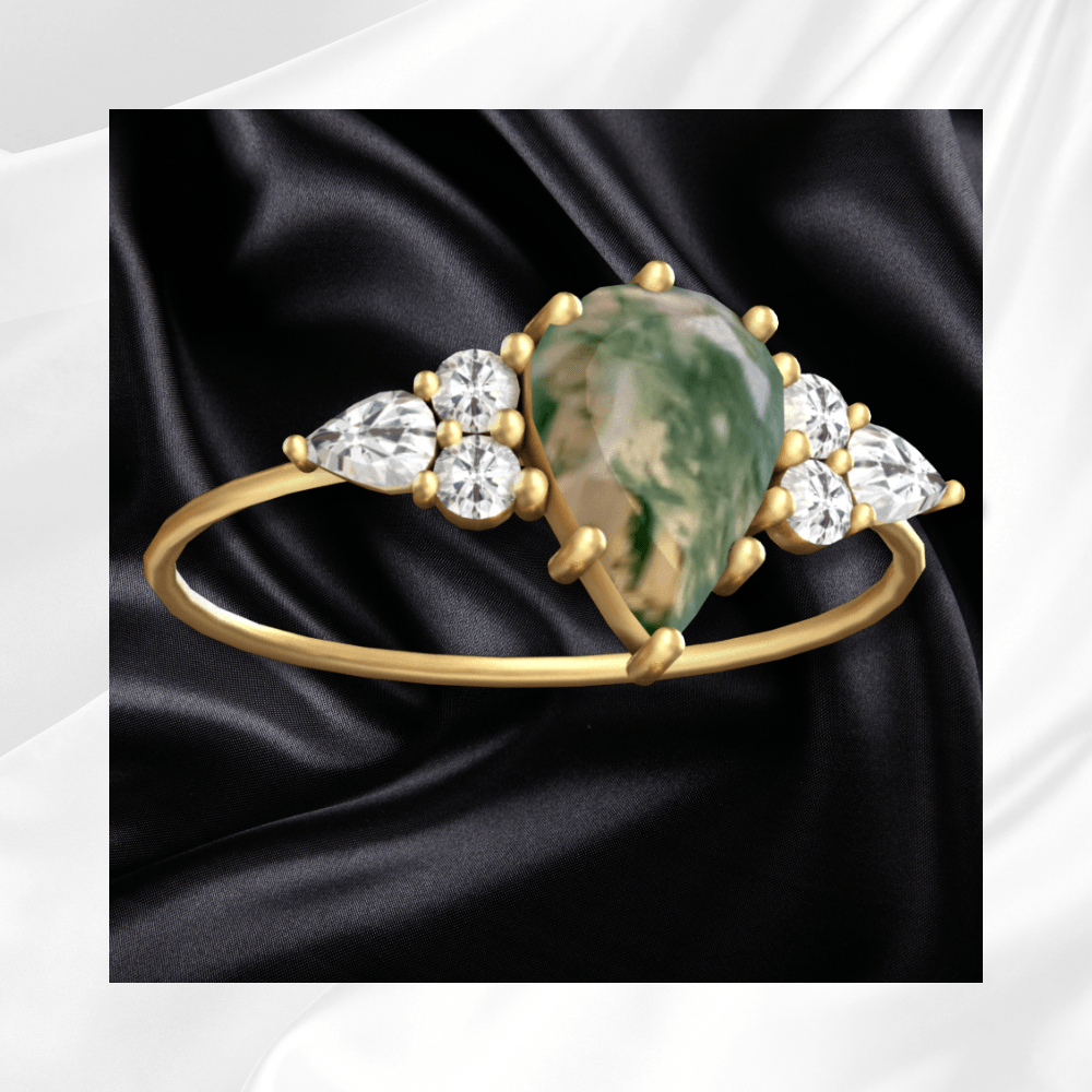 Moss Agate Diamond Engagement Ring - The Sims 4 Create a Sim - CurseForge
