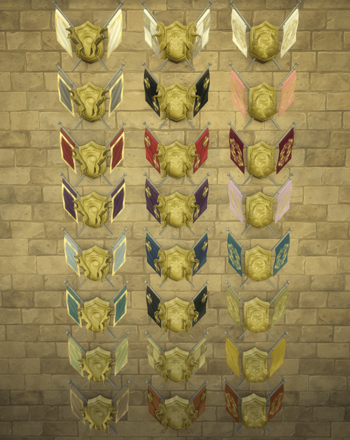 Beast's Shield and Flags - Gallery - The Sims 4 Build / Buy - CurseForge