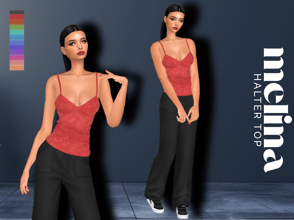 MELINA HALTER TOP - The Sims 4 Create a Sim - CurseForge