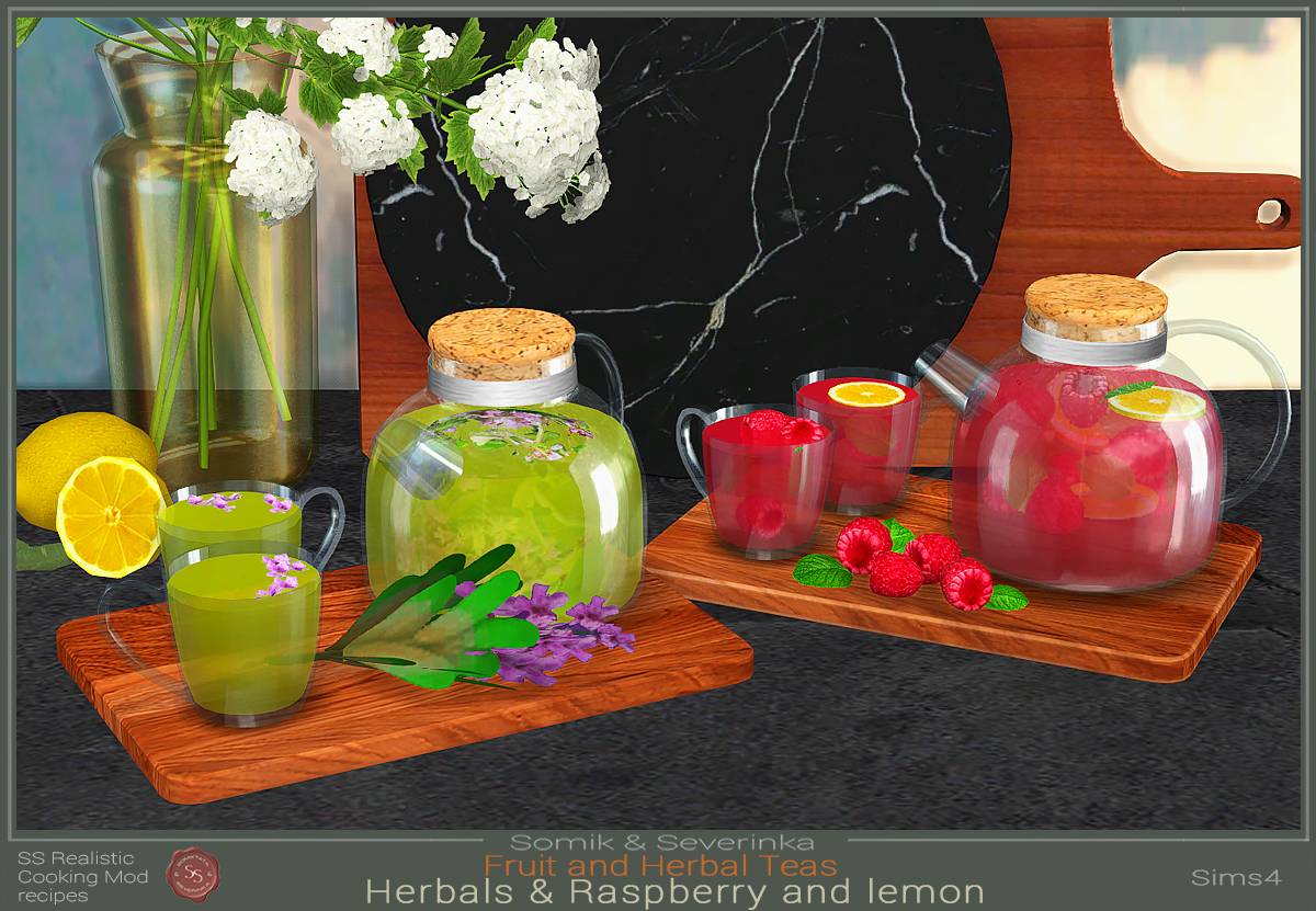 Herbal Tea and Raspberry Tea - The Sims 4 Mods - CurseForge