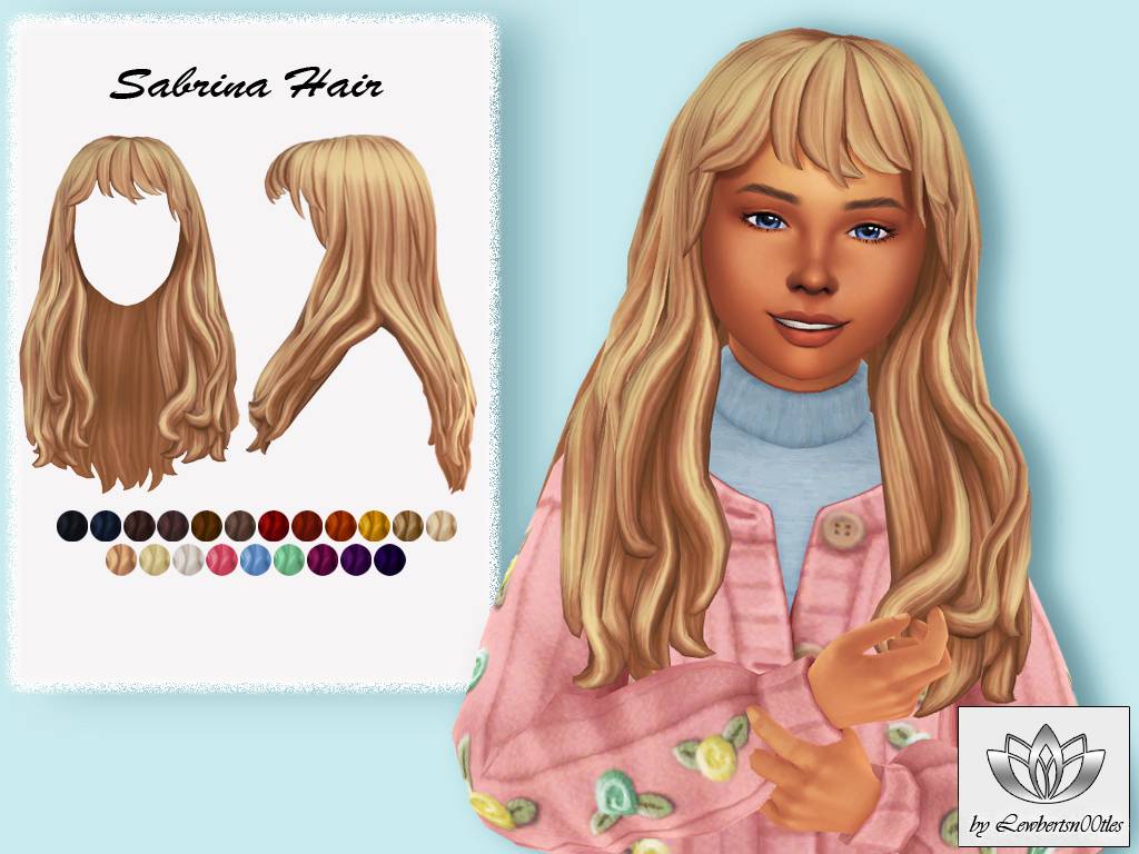 Sabrina Hair [Child] - Gallery - The Sims 4 Create a Sim - CurseForge
