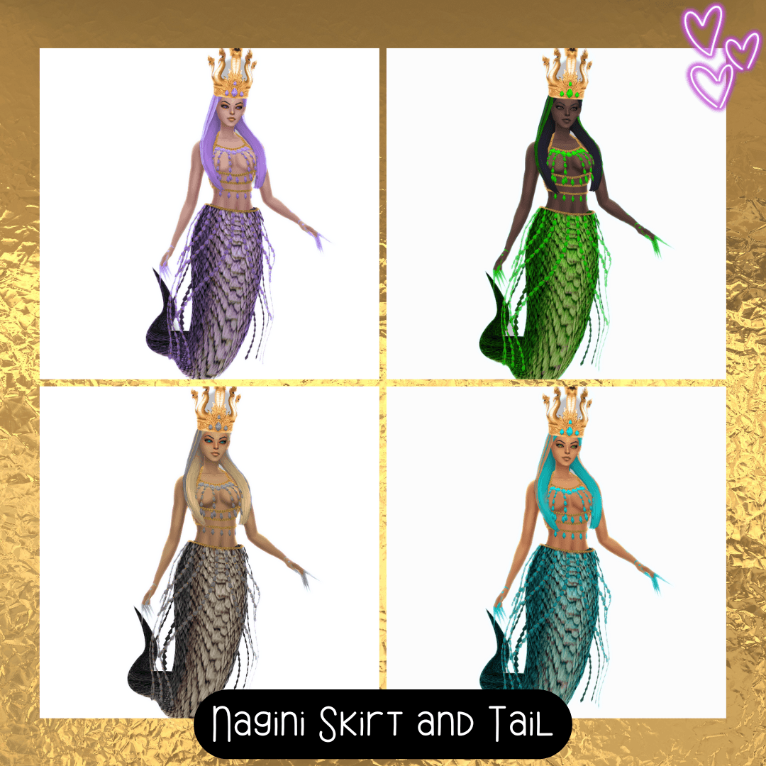 [JBTN] Nagini Skirt and Tail - Gallery - The Sims 4 Create a Sim ...
