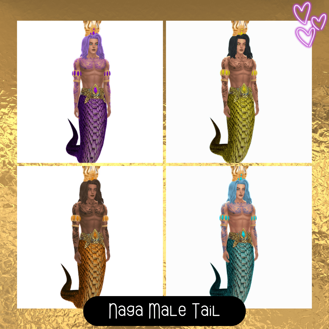 [JBTN] Naga Male Tail - Gallery - The Sims 4 Create a Sim - CurseForge