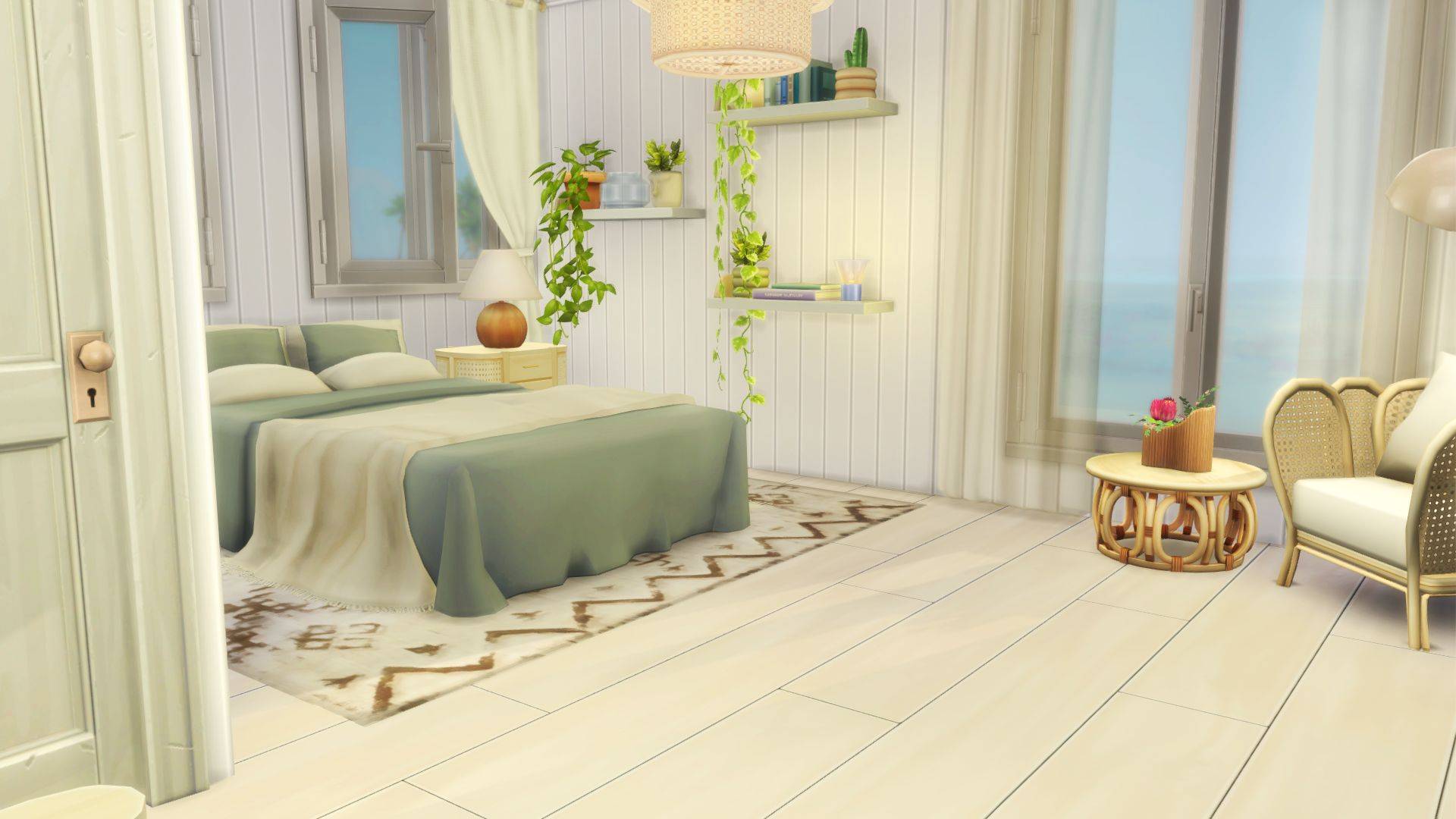 Beachy Boho Bedroom - The Sims 4 Rooms / Lots - CurseForge