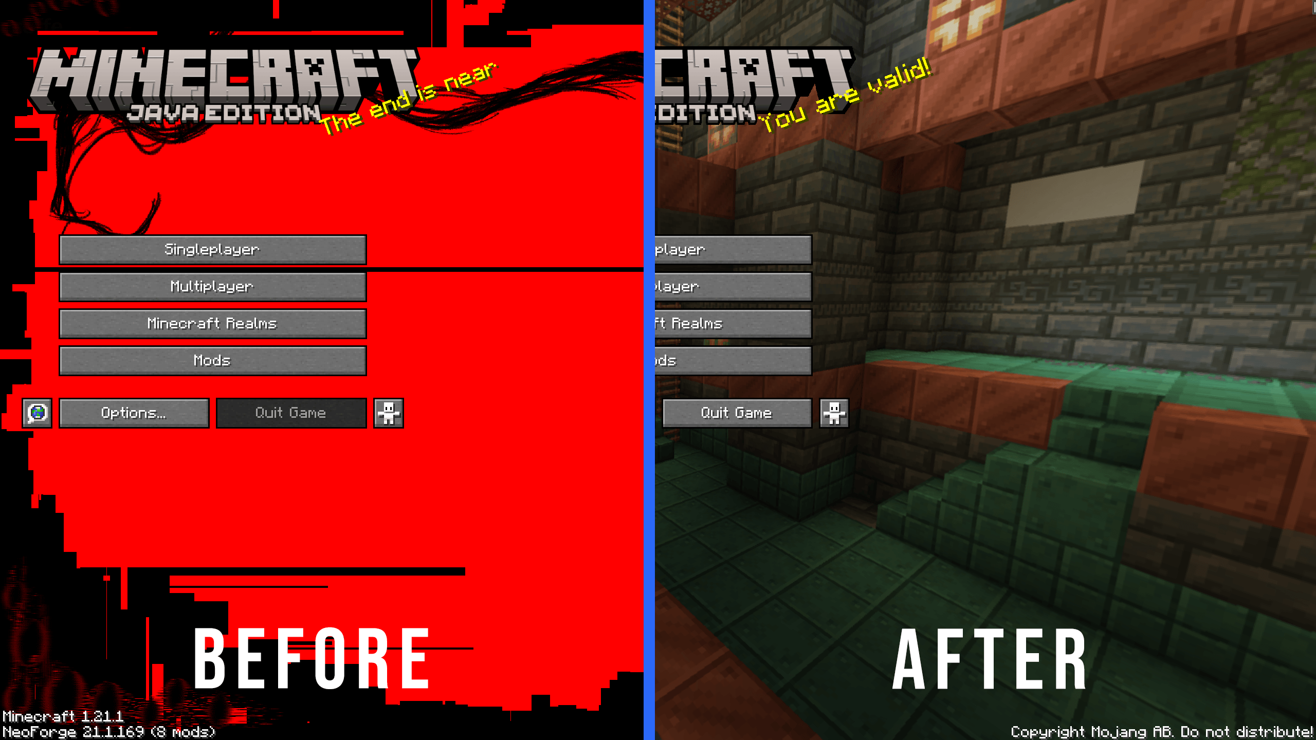 TBS Main Menu Override - Gallery - Minecraft Resource Packs - CurseForge