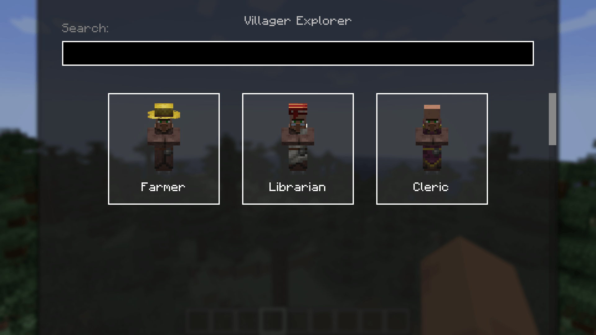 VillagerExplorer - Gallery - Minecraft Mods - CurseForge