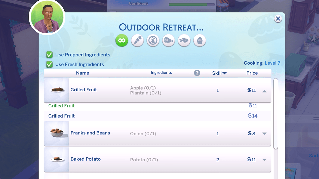 Smart In-Game Recipe Book - The Sims 4 Mods - CurseForge
