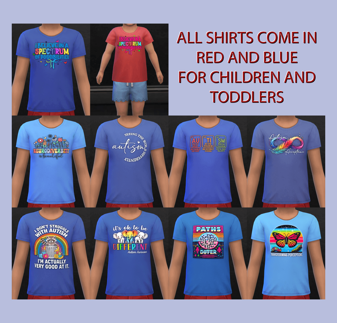 Autism Awareness and Acceptance TShirts - CTU (Child Toddler Unisex ...