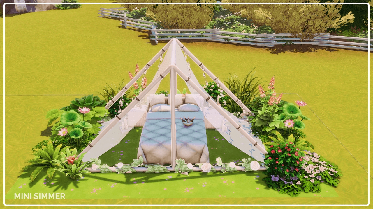 Glamping tent - No CC - Gallery - The Sims 4 Rooms / Lots - CurseForge