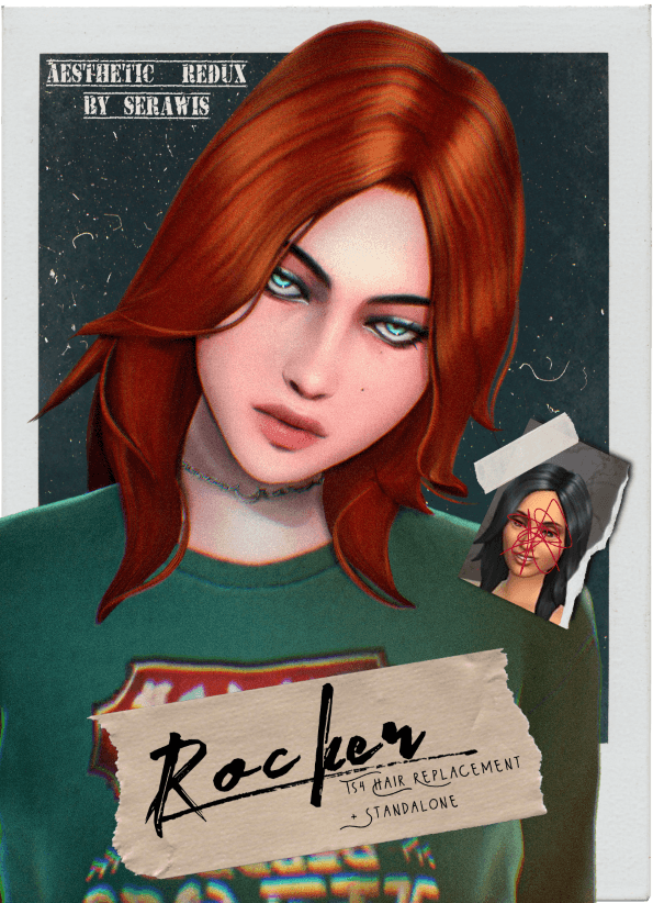 - SERAWIS - Rocker (Override + Standalone) - The Sims 4 Create a Sim ...