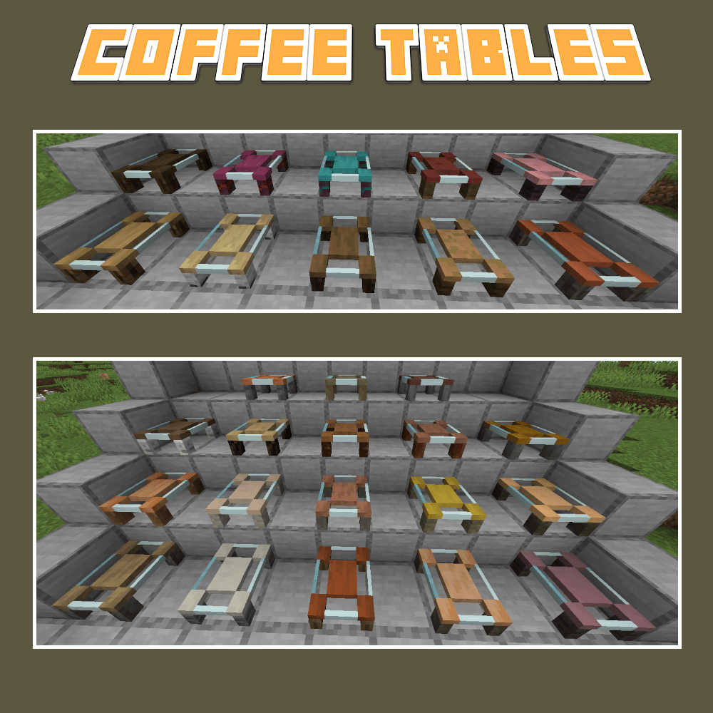 Aesthetic Tables - Gallery - Minecraft Mods - CurseForge