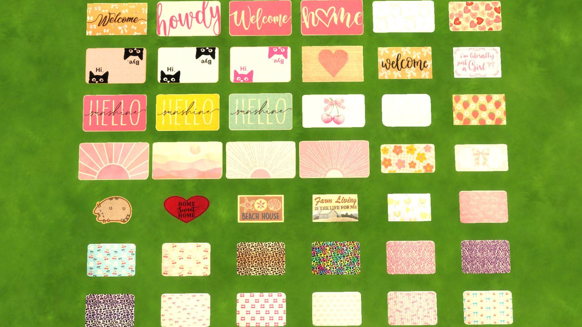 Cute Welcome Mat - Gallery - The Sims 4 Build / Buy - CurseForge
