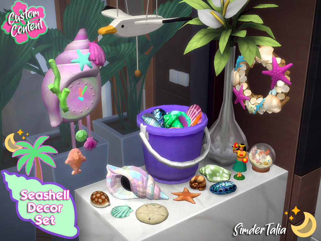 Seashells Set - Gallery - The Sims 4 Build / Buy - CurseForge