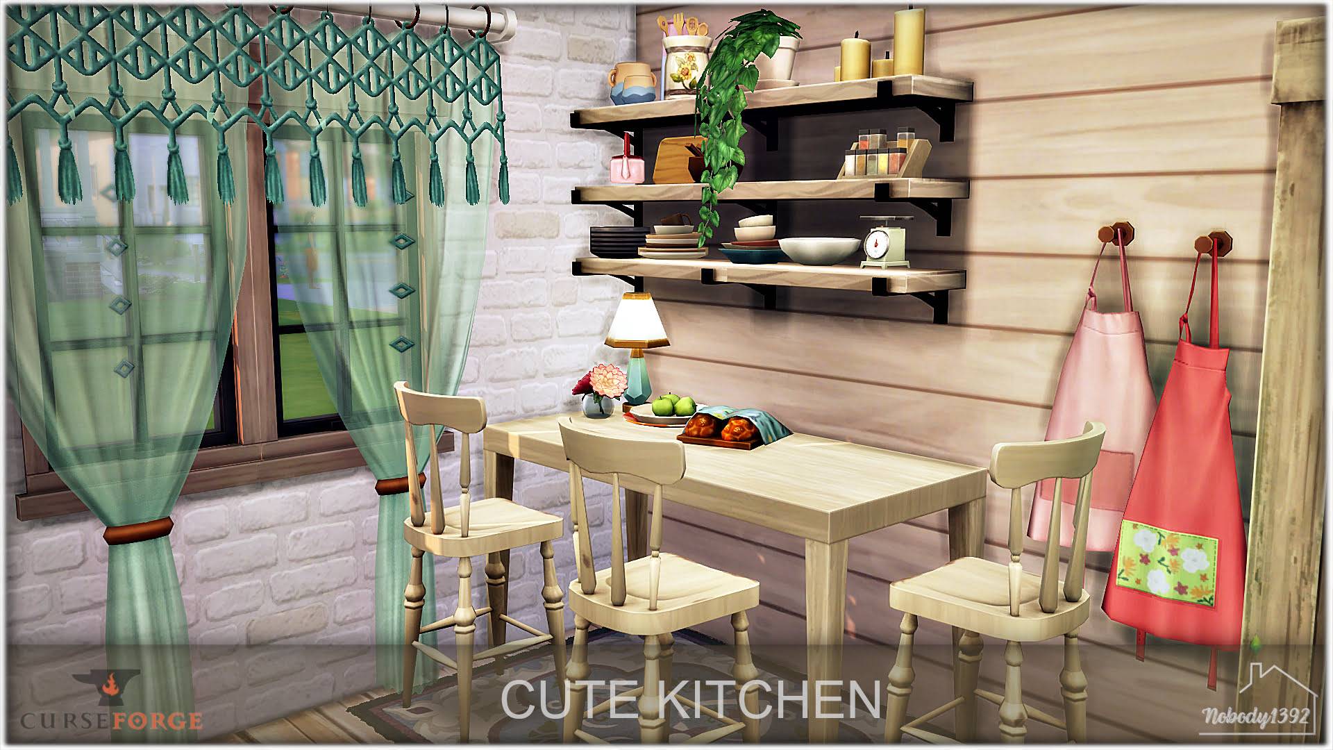 Cute Kitchen - No CC! - The Sims 4 Rooms / Lots - CurseForge
