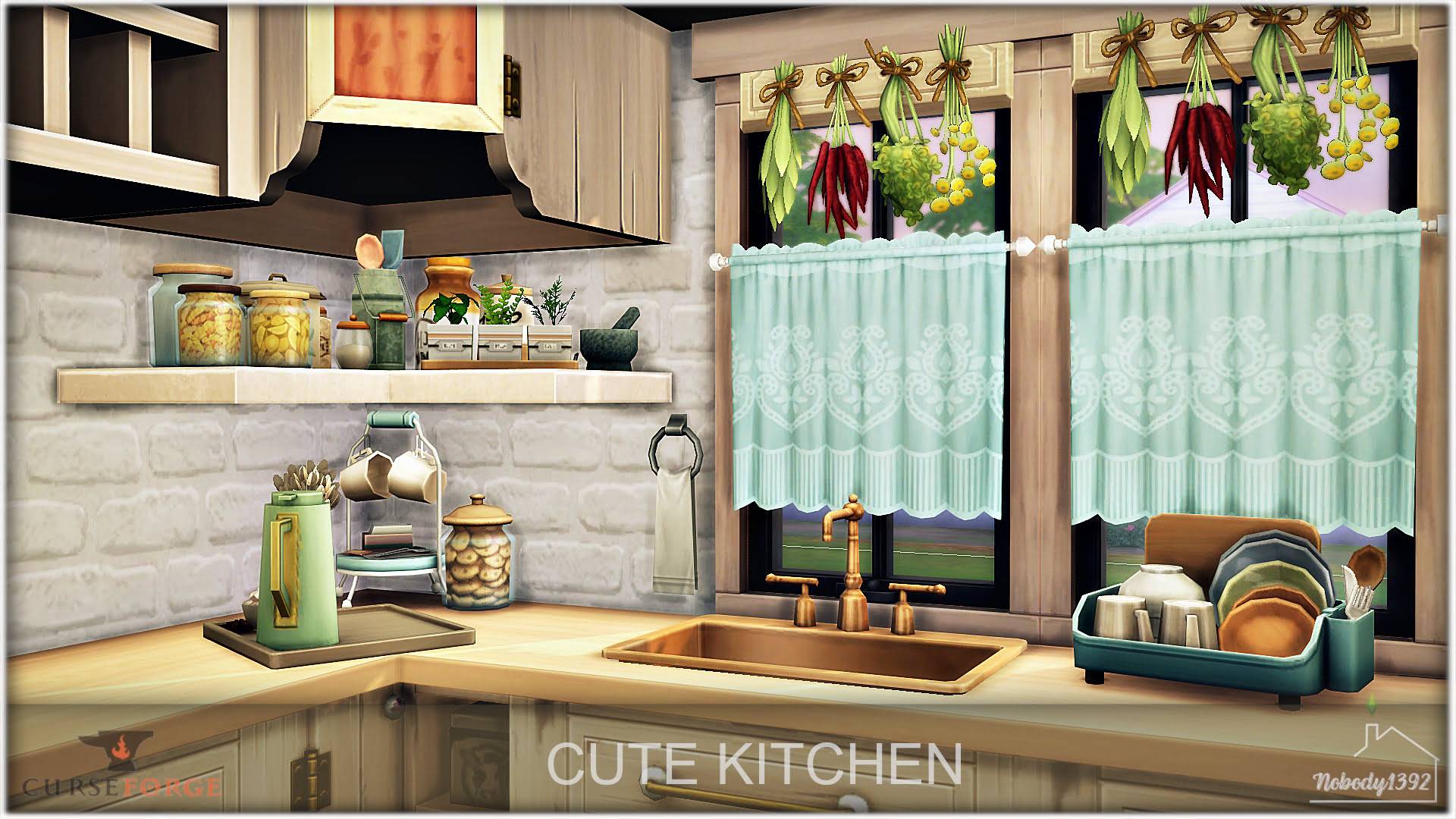 Cute Kitchen - No CC! - The Sims 4 Rooms / Lots - CurseForge