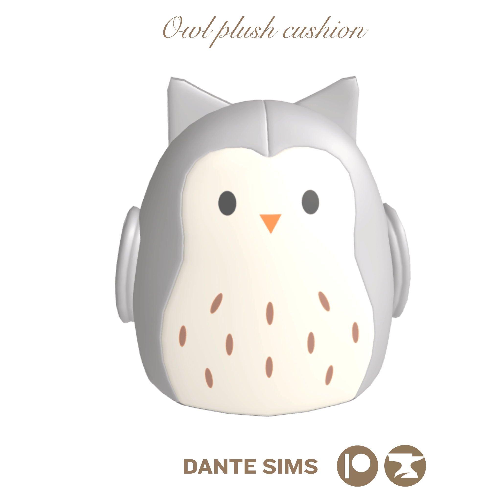 Cute owl plush cushion - The Sims 4 Build / Buy - CurseForge