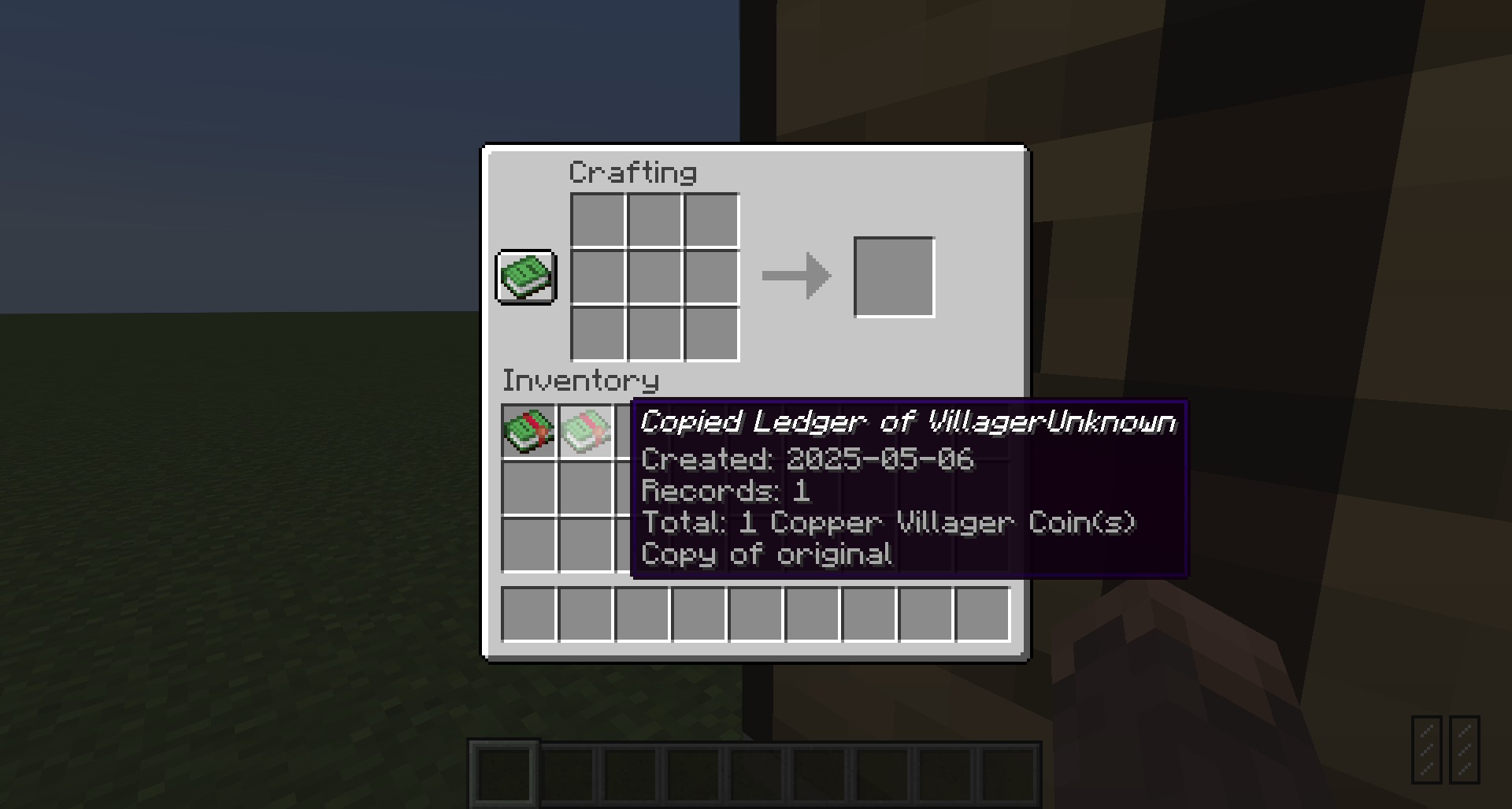 Bookkeeping for Villager Coin (Receipts & Ledgers) - Minecraft Mods ...