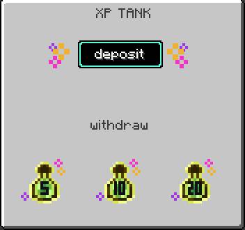 XP TANK - Minecraft Mods - CurseForge