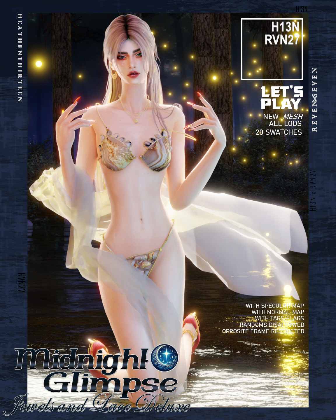 Celestial Crystal Petal Embellish Lingerie Brassiere - The Sims 4 Create a Sim - CurseForge