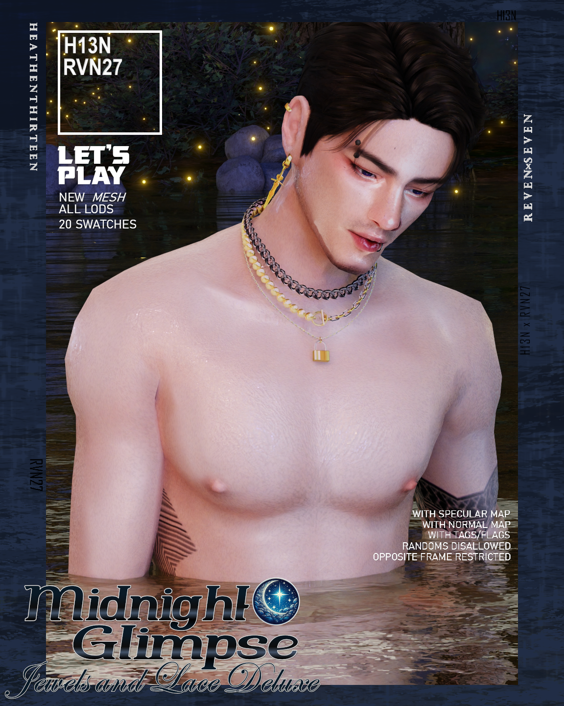 Medieval Sword Charm Dangle Hoop Earrings (Left/Right Earrings) - The Sims 4 Create a Sim ...