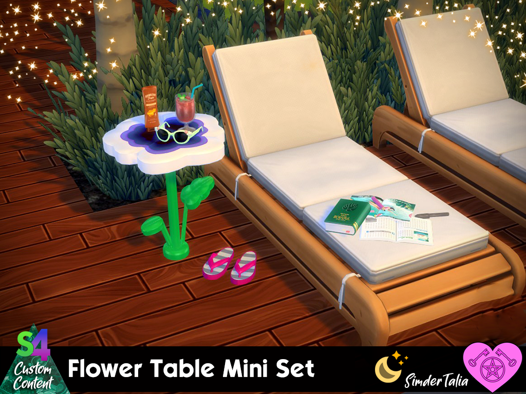Flower Table Mini Set - Gallery - The Sims 4 Build / Buy - CurseForge
